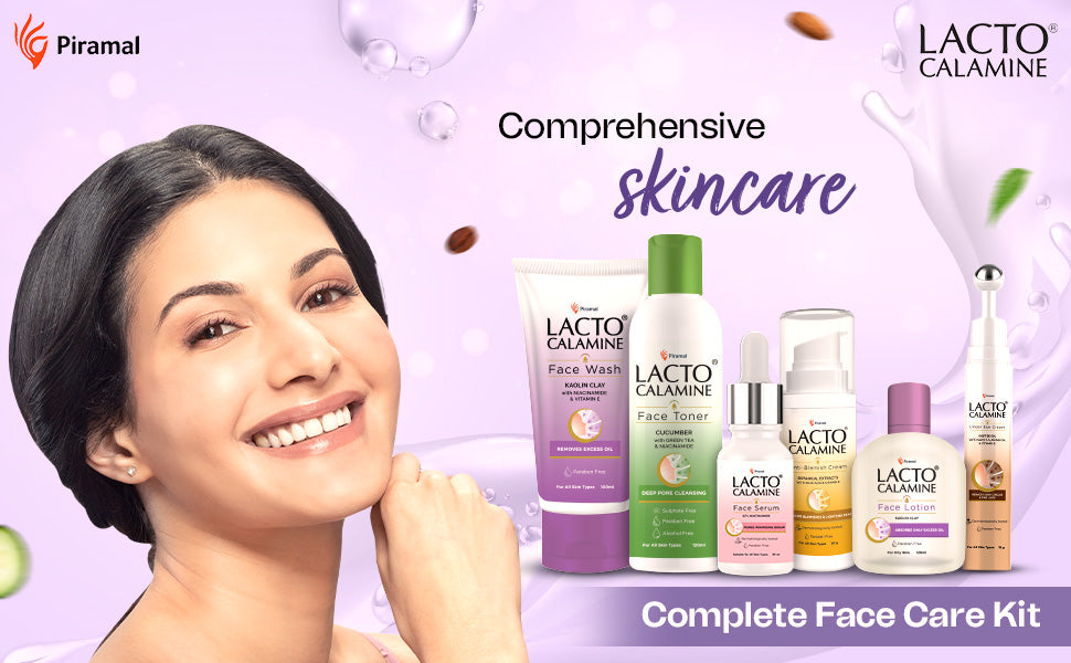 Lacto Calamine Complete Face Care Kit | Skin care Kit for Women - Wellify