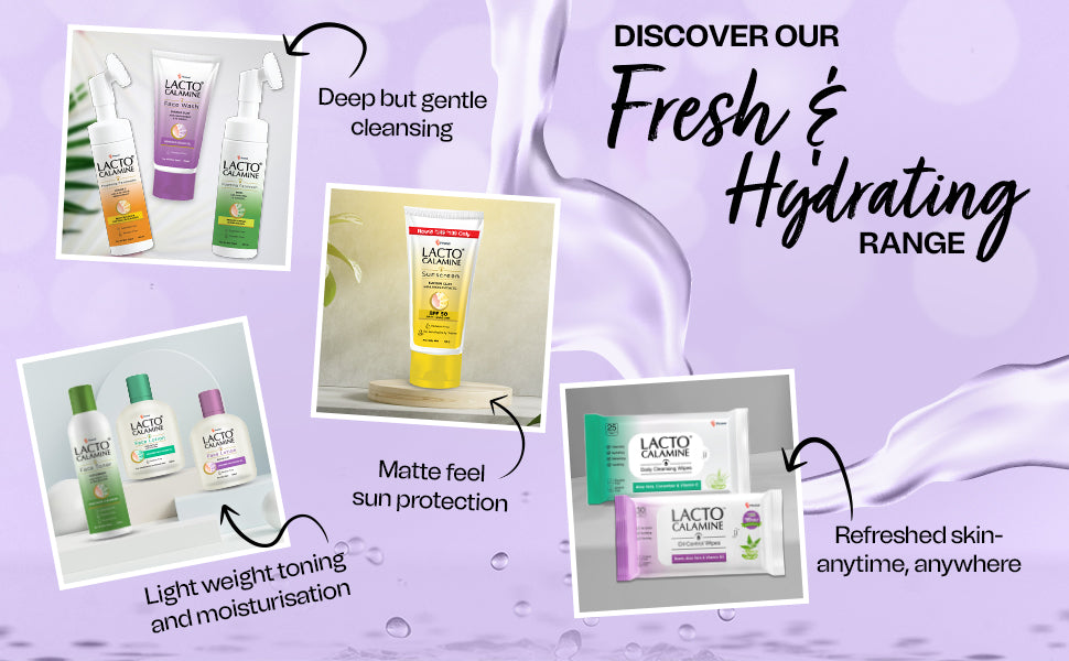 Lacto Calamine Kaolin Clay Combo Kit for Women | Face care for Oily ...