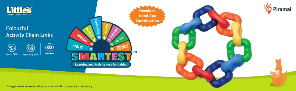 Buy Little's Colourful Activity Chain Links toy | Educational toy for ...