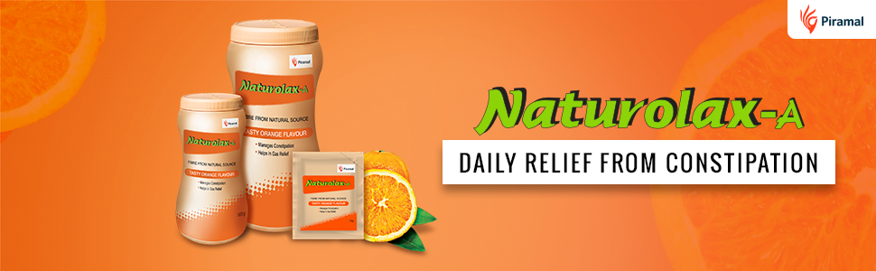 Buy Naturolax A Isabgol Husk Powder Orange Flavour - Wellify