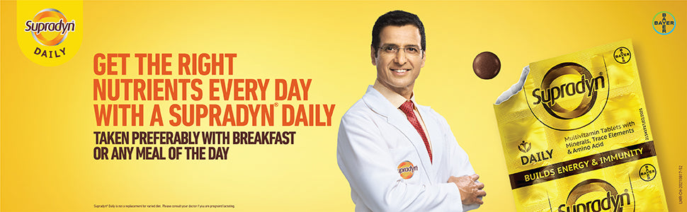 Buy Supradyn Daily Multivitamin Tablets | Energy Zinc capsules for Men ...